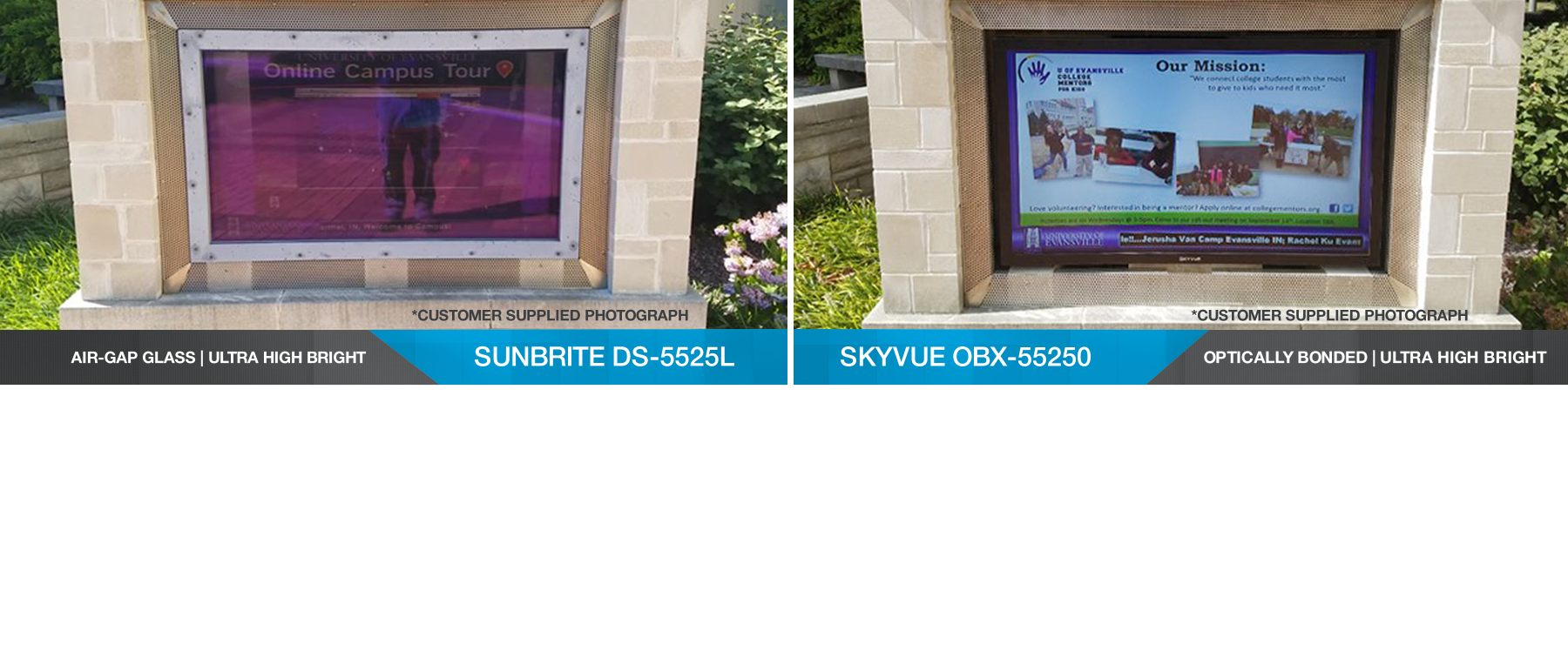 SkyVue Outdoor Commercial Displays – Landscape | SkyVue Outdoor Televisions