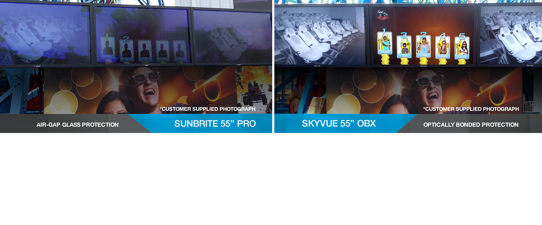 SkyVue Outdoor Commercial Displays – Landscape | SkyVue Outdoor Televisions